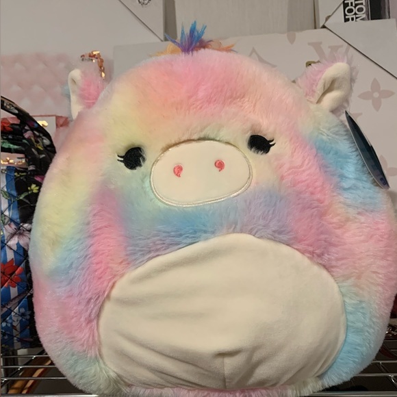 Squishmallows | Toys | Squishmallow Fuzzamallow Paisley The Pegasus 2 ...